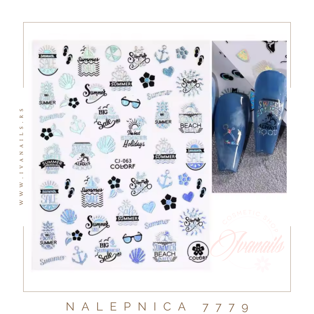 NALEPNICA 7779 - IvaNails