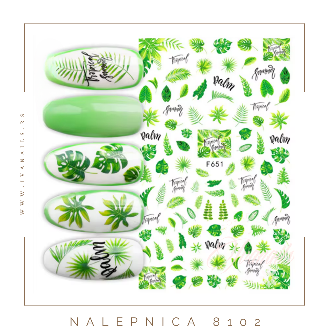 NALEPNICA 8102 - Ivanails cosmetic shop