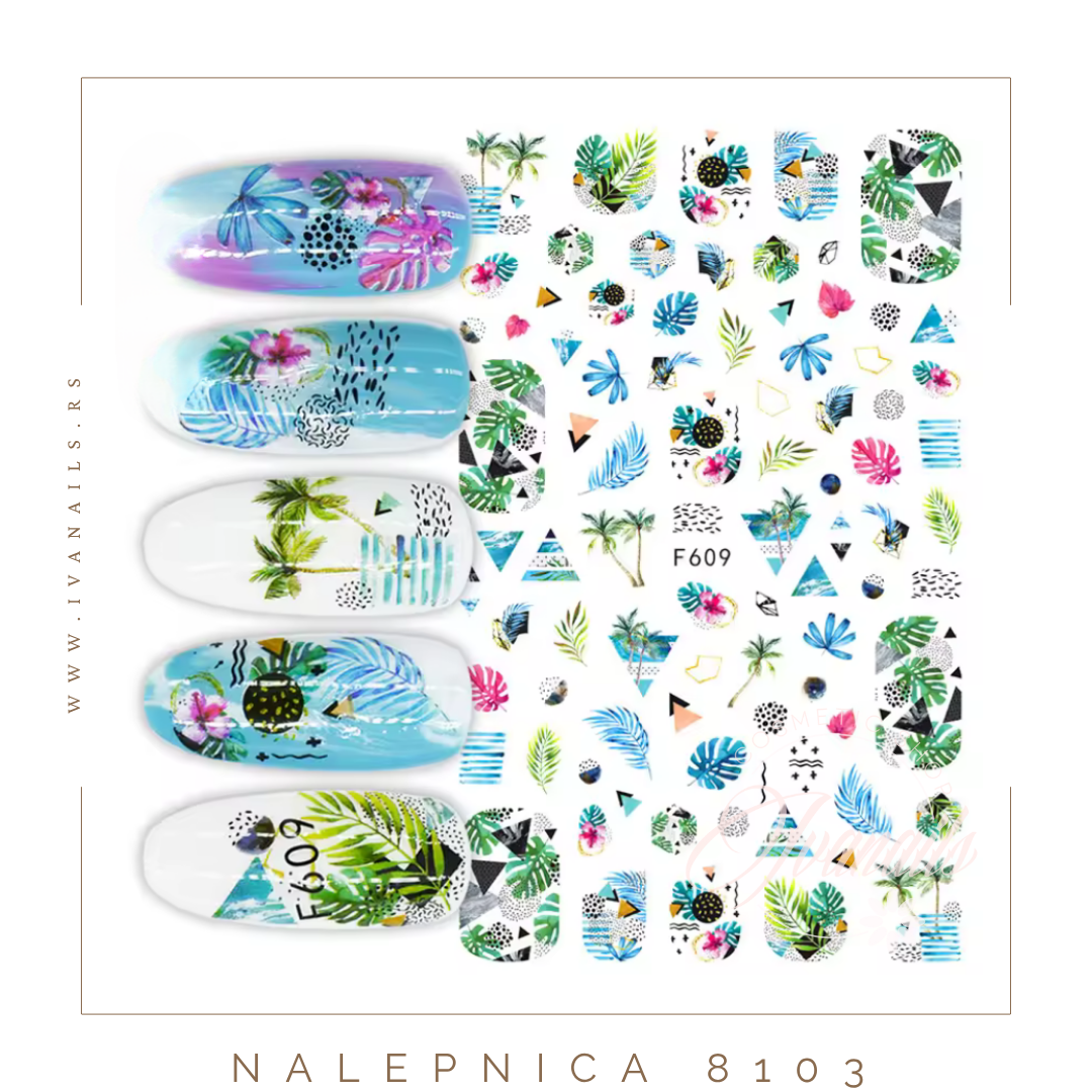 NALEPNICA 8103 - Ivanails cosmetic shop