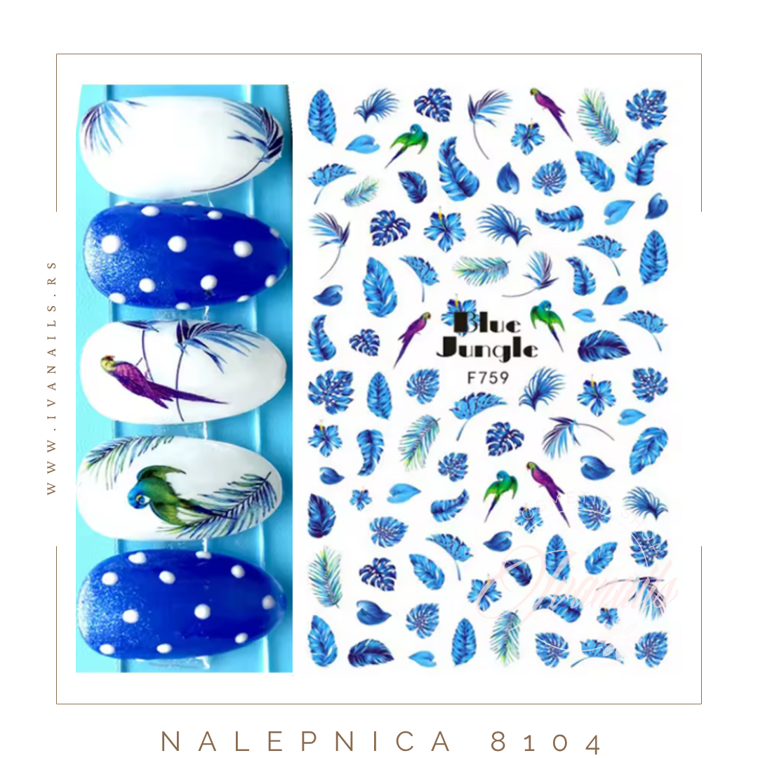 NALEPNICA 8104 - Ivanails cosmetic shop