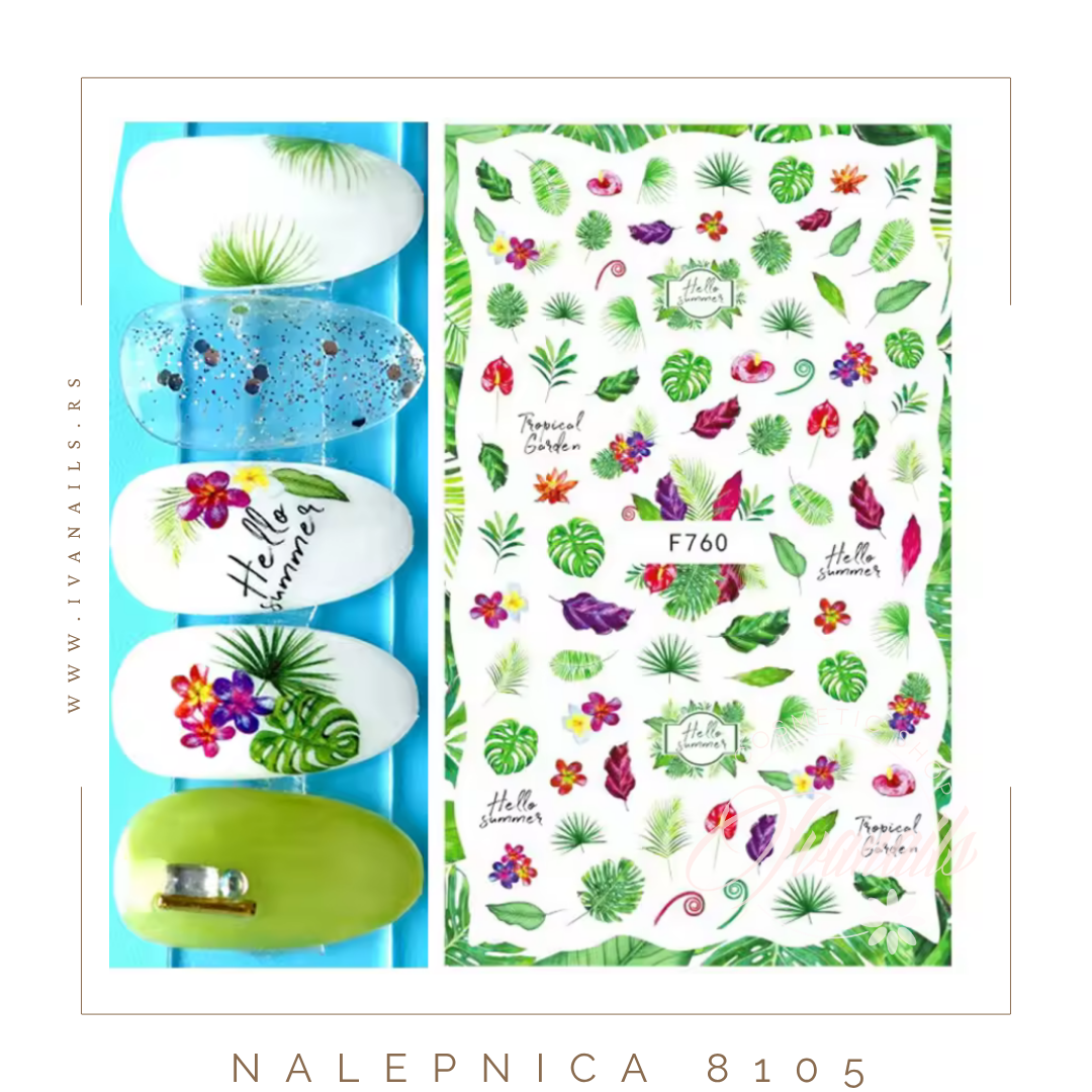 NALEPNICA 8105 - IvaNails