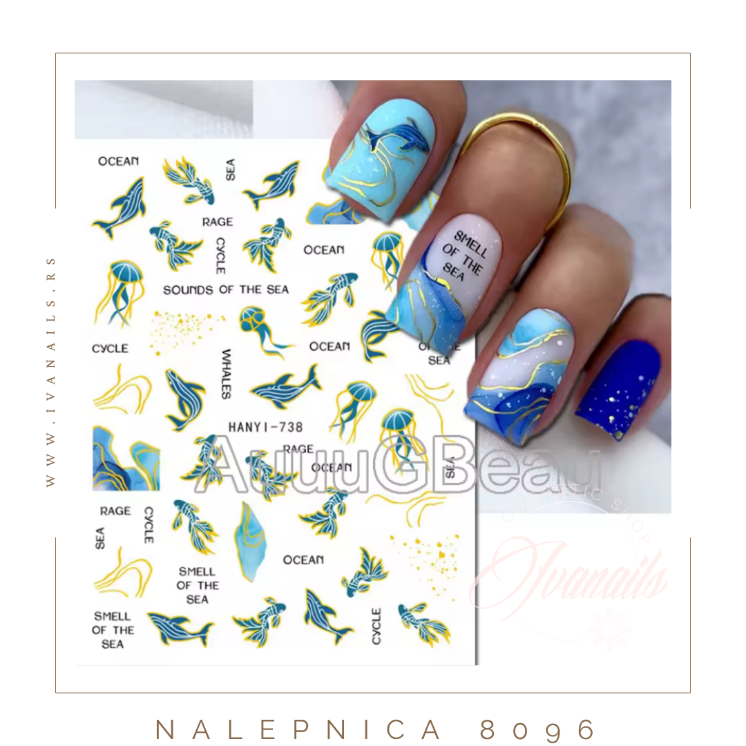 NALEPNICA 8096 - Ivanails cosmetic shop