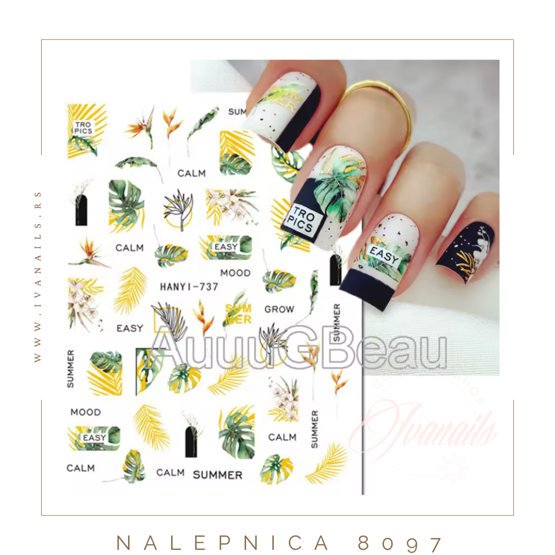 NALEPNICA 8097 - Ivanails cosmetic shop