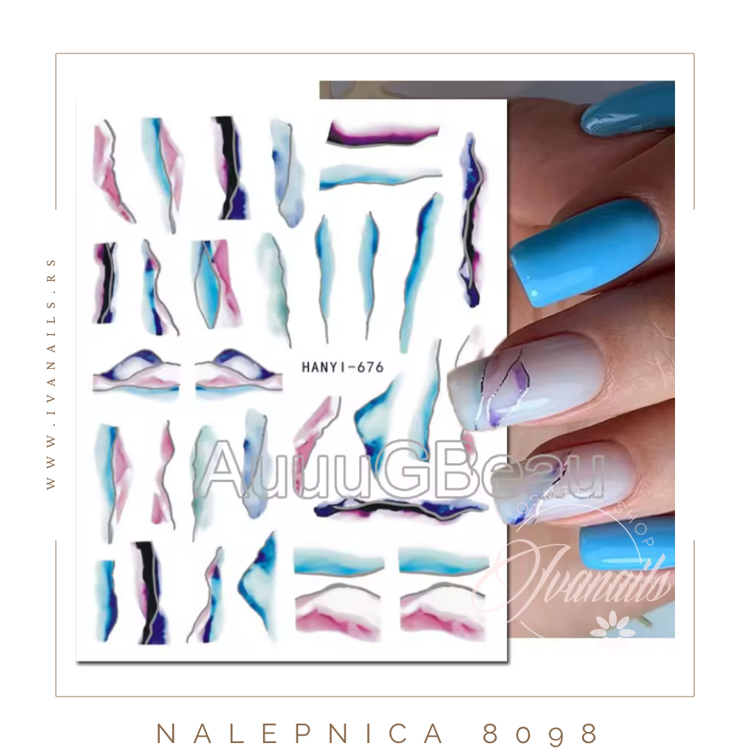 NALEPNICA 8098 - Ivanails cosmetic shop