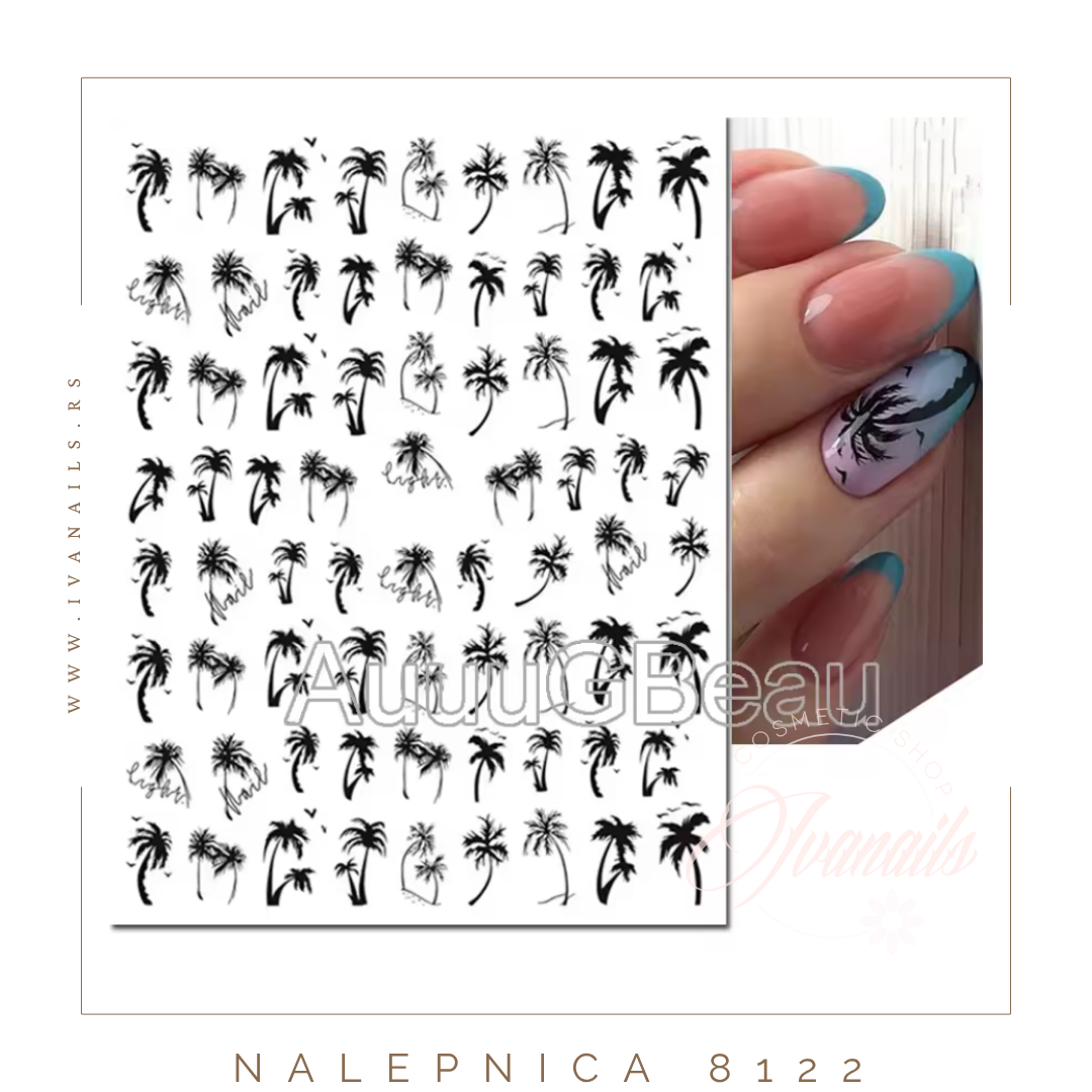NALEPNICA 8122 - Ivanails cosmetic shop
