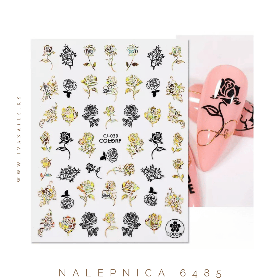 NALEPNICA 6485 - Ivanails cosmetic shop